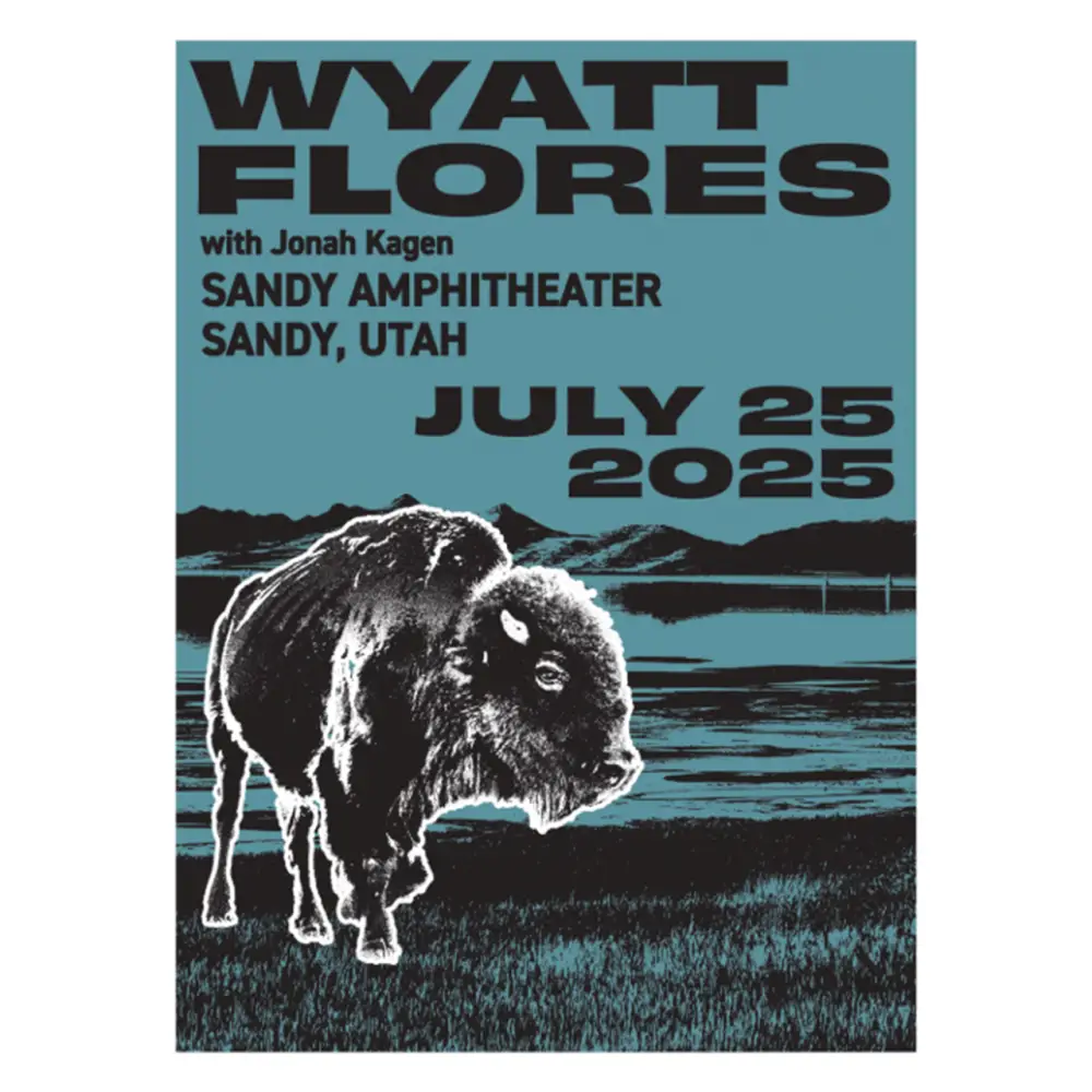 Sandy Amphitheater Sandy UT 2025 Poster - Wyatt Flores – Wyatt Flores ...