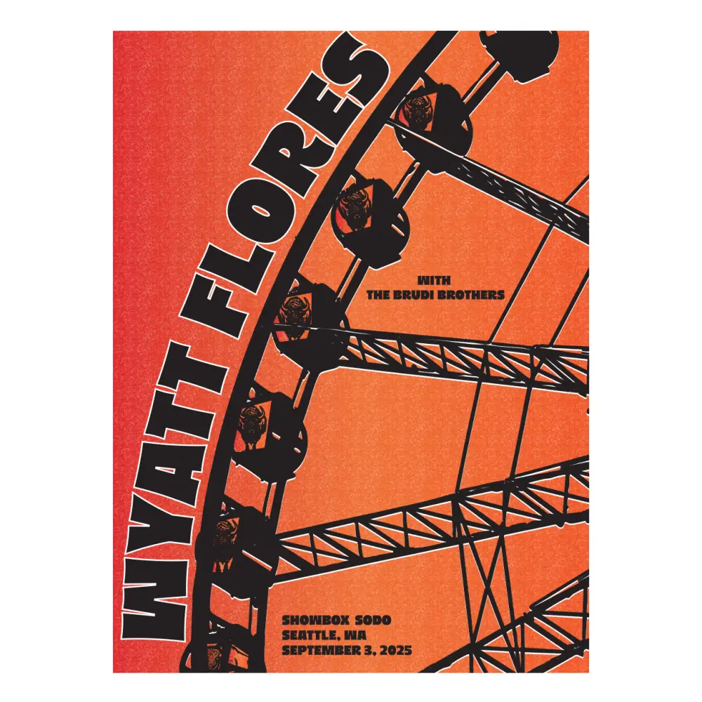 Showbox Seattle WA 2025 Poster - Wyatt Flores Official – Wyatt Flores ...